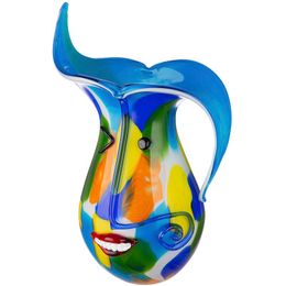 Casablanca by Gilde Tischvase &raquo;Glasart Designvase "Augusto" aus Glas&laquo; durchgef&auml;rbt, handgearbeitet und mundgeblasen bunt Glas B/H/T: 24cm x 40cm x 