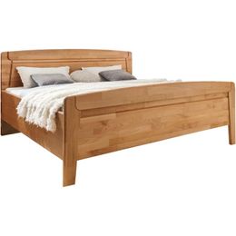 Wiemann Funktionsbett &raquo;Lausanne, Bettgestell, Bettrahmen, teilmassiv Erle&laquo; 4-fache Liegeh&ouml;henverstellung, MADE IN GERMANY, Kopf- und Fu&szlig;teil aus 