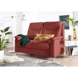 Sit & More sit&more 2-Sitzer &raquo;Boccaccio&laquo; inklusive Federkern und Kopfteilverstellung orange Kunstleder SOFTLUX ;Luxus-Microfaser (90% Polyester, 10% Polyamid);