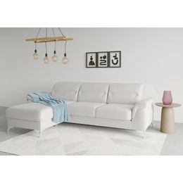Sit & More sit&more Ecksofa &raquo;Sinatra L-Form&laquo; mit Recamiere, optinal mit Kopfteilverstellung und Armteilfunktion silber 98% Polyester, 2% Polyamid B/H/T: 258cm x 