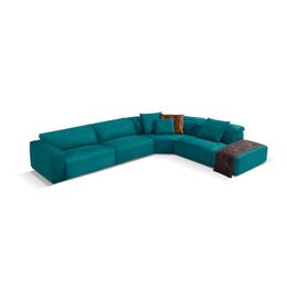 Egoitaliano Ecksofa &raquo;Beverly, extravangantes Designsofa mit erstklassigem Sitzkomfort&laquo; wahlweise mit elektrischer Relaxfunktion, Kopfteilverstellung bunt B/H/T: 