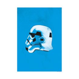 Komar Bild &raquo;Star Wars Classic Helmets Stormtrooper&laquo; Star Wars 1 Stk. tlg. Wandbild zur Dekoration im Kinderzimmer - ohne Rahmen bunt Holz, Papier B/H/T: 