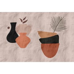 Livingwalls living walls Fototapete &raquo;Walls by Patel Santa Fe&laquo; glatt Fototapete Modern santa fe 4,00 m x 2,70 m 200 g Vlies Premium Tapete bunt Vlies B/L: 4m x 