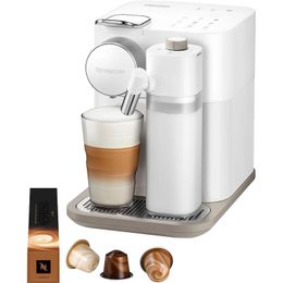 Nespresso Kapselmaschine &raquo;EN640.B von DeLonghi, schwarz&laquo; inkl. Willkommenspaket mit 7 Kapseln wei&szlig; Einheitsgr&ouml;&szlig;e Kapselmaschine