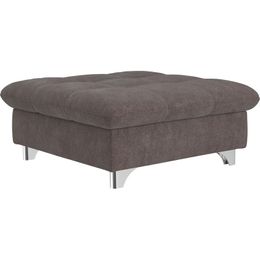 COTTA Hocker &raquo;Gemini, B: 108 cm&laquo; mit Metallf&uuml;&szlig;e braun Struktur fein