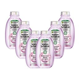 Garnier Damen Garnier Haarshampoo &raquo;WAHRE SCH&Auml;TZE REISWASSER RITUAL SHAMPOO&laquo; mit Reiswasser und St&auml;rke, ohne Silikone rosa 250ml