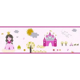 Livingwalls living walls Bord&uuml;re &raquo;Little Stars&laquo; Motiv abstrakt naturalistisch glatt Tapete Kinder Borte Kinderzimmer Schlafzimmer modern Design Wandtapete bunt 