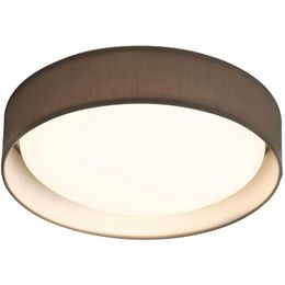 Searchlight Deckenleuchte &raquo;Gianna Deckenleuchte - Grauer Stoff & Acryldiffusor&laquo; LED-Modul 1 Stk. H: 12,5cm, 1 Stk.