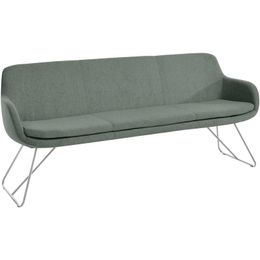 Musterring Essbank &raquo;Tavia&laquo; Schlittengestell in drei Ausf&uuml;hrungen, Breite 180, 200 oder 220 cm blau 100% PES B/H/T: 180cm x 87cm x 66cm, Flachgewebe