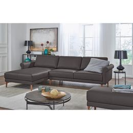 Creation BY ROLF BENZ Ecksofa &raquo;CR.450, Designecksofa, Polsterecke, L-Form, 282/178 cm (B/T)&laquo; abgerundete Armlehne Schnecke, modern Landhaus, Leder 