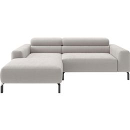 Home Affaire Ecksofa &raquo;Ecksofa, L-Form, incl. Kopfteilverstellung, Breite 223 cm&laquo; wahlweise elektrische Sitztiefenverstellung beige 95% Polyester, 5% 
