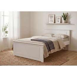 OTTO home Massivholzbett &raquo;Hugo, FSC zertifiziert, Landhausstil, zeitlos und edel&laquo; auch als Super Sparset inklusive Schubk&auml;sten, Stauraumbett, extra 
