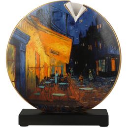 Goebel Tischvase &raquo;Vase Van Gogh- Caf&eacute; bei Nacht&laquo; bunt Porzellan B/H/T: 6cm x 22,5cm x 21cm