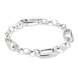 Thomas Sabo Damen Thomas Sabo Charm-Armband &raquo;Charm Club Connect: mit drei Connect Links&laquo; silber 19, Silber 925 (recycelt)