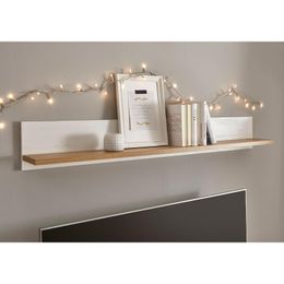OTTO home Wandregal &raquo;Westminster, Wandboard im Landhausstil, H&auml;ngeregal, Wandhalter&laquo; mit Ablagefach, vielseitig einsetzbar, 138 cm breit wei&szlig; 