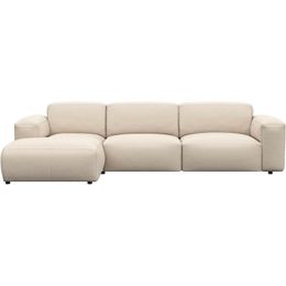 FLEXLUX Ecksofa &raquo;Lucera bequem und komfortabel durch hochwertigen Sitzaufbau, L.Form&laquo; modern & anschmiegsam, Kaltschaum, Stahl-Wellenunterfederung 