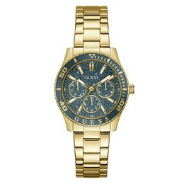 Guess Damen Multifunktionsuhr &raquo;MARIANA&laquo; Quarzuhr, Armbanduhr, Damenuhr, Edelstahlarmband, analog, Wochentag Einheitsgr&ouml;&szlig;e