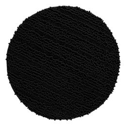 Wecon home Basics Badematte &raquo;Benno&laquo; H&ouml;he 22 mm waschbar, rutschfest, sehr weich, strapazierf&auml;hig, Chenille, robust schwarz Polyester rechteckig (80cm 
