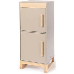 Musterkind Kinder-K&uuml;hlschrank &raquo;Ficus, warmgrau/natur&laquo; grau Holz Einheitsgr&ouml;&szlig;e