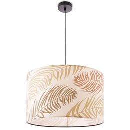 Paco Home Pendelleuchte &raquo;Kuba 123&laquo; E27 H&auml;ngelampe Esstisch Wohnzimmer Modern Lampe Kinderzimmer Jungle schwarz 1, &Oslash; 38cm H: 21cm