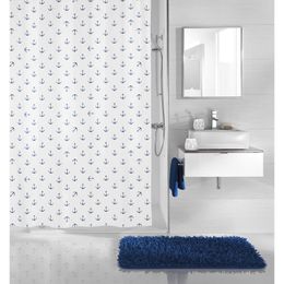 Kleine Wolke Duschvorhang &raquo;Anchor&laquo; Breite 240 cm wei&szlig; Polyester B/H: 240cm x 180cm