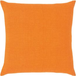 Pad Dekokissen &raquo;Risotto&laquo; einzigartiges Design, 1 St&uuml;ck orange Baumwolle B/L: 50cm x 50cm, 1 Stk.