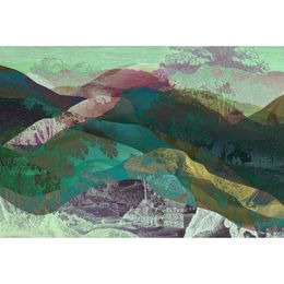 Livingwalls living walls Fototapete &raquo;Walls by Patel Hidden Valley&laquo; glatt Vlies, Wand bunt Vlies B/L: 4m x 2,7m