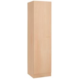 KOCHSTATION Mehrzweckschrank &raquo;KS-Elster&laquo; Breite 50 cm braun Holzwerkstoff buchefarben, B/H/T: 50cm x 200cm x 50cm, T&uuml;ren: 1 Stk.