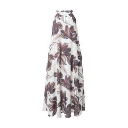More & More More & More Kleid 'CO-Voile' Damen Gr&ouml;&szlig;e 46 camel / dunkelbraun / wei&szlig; Sommerkleid
