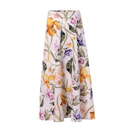 TATUUM Rock 'Rona' Damen Gr&ouml;&szlig;e 42 ecru / khaki / dunkellila / orange