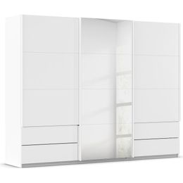 Rauch Schwebet&uuml;renschrank &raquo;Kleiderschrank Schrank Garderobe W&auml;scheschrank ELARA mit Spiegel&laquo; praktische Schubladen optional farblich abgesetzt MADE IN