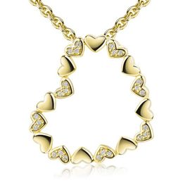 Aniston Jewelry & Watches Damen Aniston JEWELRY & WATCHES Kette mit Anh&auml;nger &raquo;Schmuck Geschenk Silber 925 Halskette mit Kettenanh&auml;nger Herz&laquo; Made in 