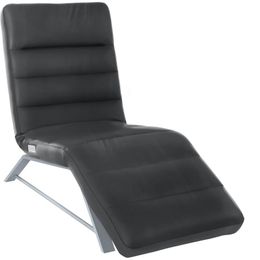 W.Schillig Relaxliege &raquo;daily dreams&laquo; Funktionsliege wahlweise mit Motor, Gestell matt, Breite 65 cm schwarz Longlife Xtra-Leder Z59: Glattleder mit 