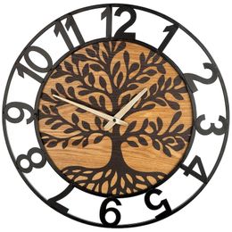 Casablanca by Gilde Wanduhr &raquo;Wanduhr Waldesruh/Lebensbaum&laquo; braun B/H/T: 52cm x 52cm