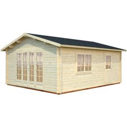 Palmako Gartenhaus &raquo;Irene&laquo; 23,9 qm transparent Massivholz Fu&szlig;boden im Gartenhaus, ohne Dacheindeckung