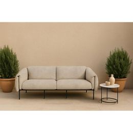 OTTO home 2-Sitzer &raquo;Lumi&laquo; Outdoor Gartensofa, wetterfeste Materialien, Breite 186 cm beige 100% Olefin B/H/T: 186cm x 73cm x 96cm, Struktur fein