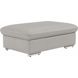 Sit & More sit&more Polsterhocker &raquo;Valantine, B: 101 cm&laquo; individuell zu kombinieren grau NaturLEDER B/H/T: 102cm x 43cm x 68cm, NaturLEDER