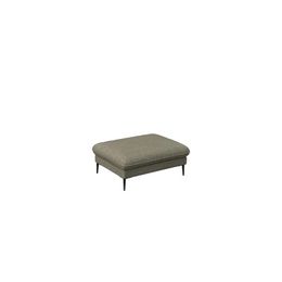 FLEXLUX Pouf &raquo;Salino, Fu&szlig;hocker, Sitzhocker, Polsterhocker,&laquo; Kaltschaum & Stahl-Wellen, F&uuml;sse Schwarz gr&uuml;n 62% Polyester, 17% Cotton, 14% Viscose, 7% 