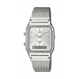 CASIO VINTAGE Damen CASIO VINTAGE Chronograph Quarzuhr, Armbanduhr, Damenuhr, Herrenuhr, Edelstahlarmband, analog Einheitsgr&ouml;&szlig;e
