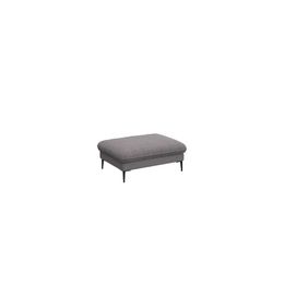 FLEXLUX Pouf &raquo;Salino, Fu&szlig;hocker, Sitzhocker, Polsterhocker,&laquo; Kaltschaum & Stahl-Wellen, F&uuml;sse Schwarz braun 100% Polyester B/H/T: 97cm x 43cm x 76cm, 