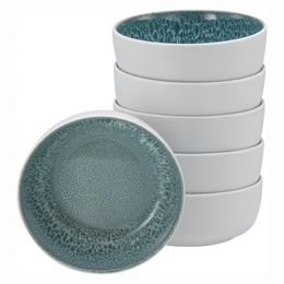 OTTO home M&uuml;slischale &raquo;modernes Sch&uuml;ssel-Set Novalee, Geschirr-Set, Bowl&laquo; 6 Stk. aus Steinzeug hohe Haltbarkeit, sp&uuml;lmaschinen- & mikrowellengeeignet,