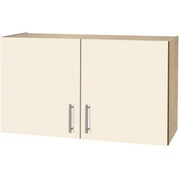 Wiho-K&uuml;chen wiho K&uuml;chen H&auml;ngeschrank &raquo;Kiel&laquo; 100 cm breit beige Holzwerkstoff B/H/T: 100cm x 56,5cm x 35cm, T&uuml;ren: 2 Stk.