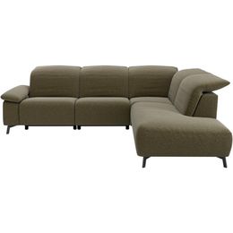 Musterring Ecksofa &raquo;MR 370, intelligenter Komfort im modernen Design&laquo; Optionale Relaxfunktion, flexible Kopfteile & klappbare Armlehnen 100% Polyester B/H/T: 
