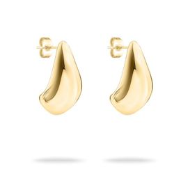 Tamaris Damen Paar Ohrstecker &raquo;Schmuck Geschenk Edelstahl Ohrringe Organic Shapes&laquo; gold Edelstahl