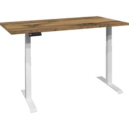 M&auml;usbacher Schreibtisch &raquo;Big System Office&laquo; Breite 160 cm, elektrisch h&ouml;henverstellbar wei&szlig; B/H/T: 160cm, h&ouml;henverstellbar