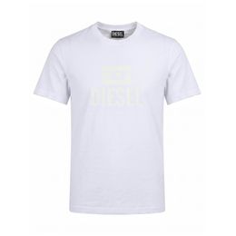 Diesel Shirt 'T-JUST TONE ON TONE' Herren Gr&ouml;&szlig;e XL wei&szlig;
