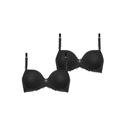Triumph B&uuml;gel-BH ' Azalea Florale ' Damen Gr&ouml;&szlig;e 85 schwarz