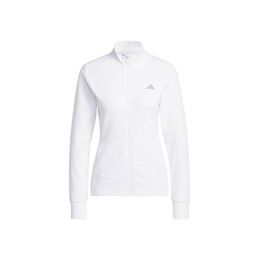 adidas Golf Trainingsjacke 'PERFORMANCE TEXTURE FULL ZIP' Damen Gr&ouml;&szlig;e M wei&szlig;