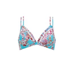 Olympia Bikinitop Damen Gr&ouml;&szlig;e 85 hellblau / braun / beere / wei&szlig;