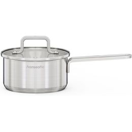 Hanseatic Kasserolle &raquo;DAILY&laquo; 1 tlg. Edelstahl 18/10 silber &Oslash; 16cm + H&ouml;he 8cm